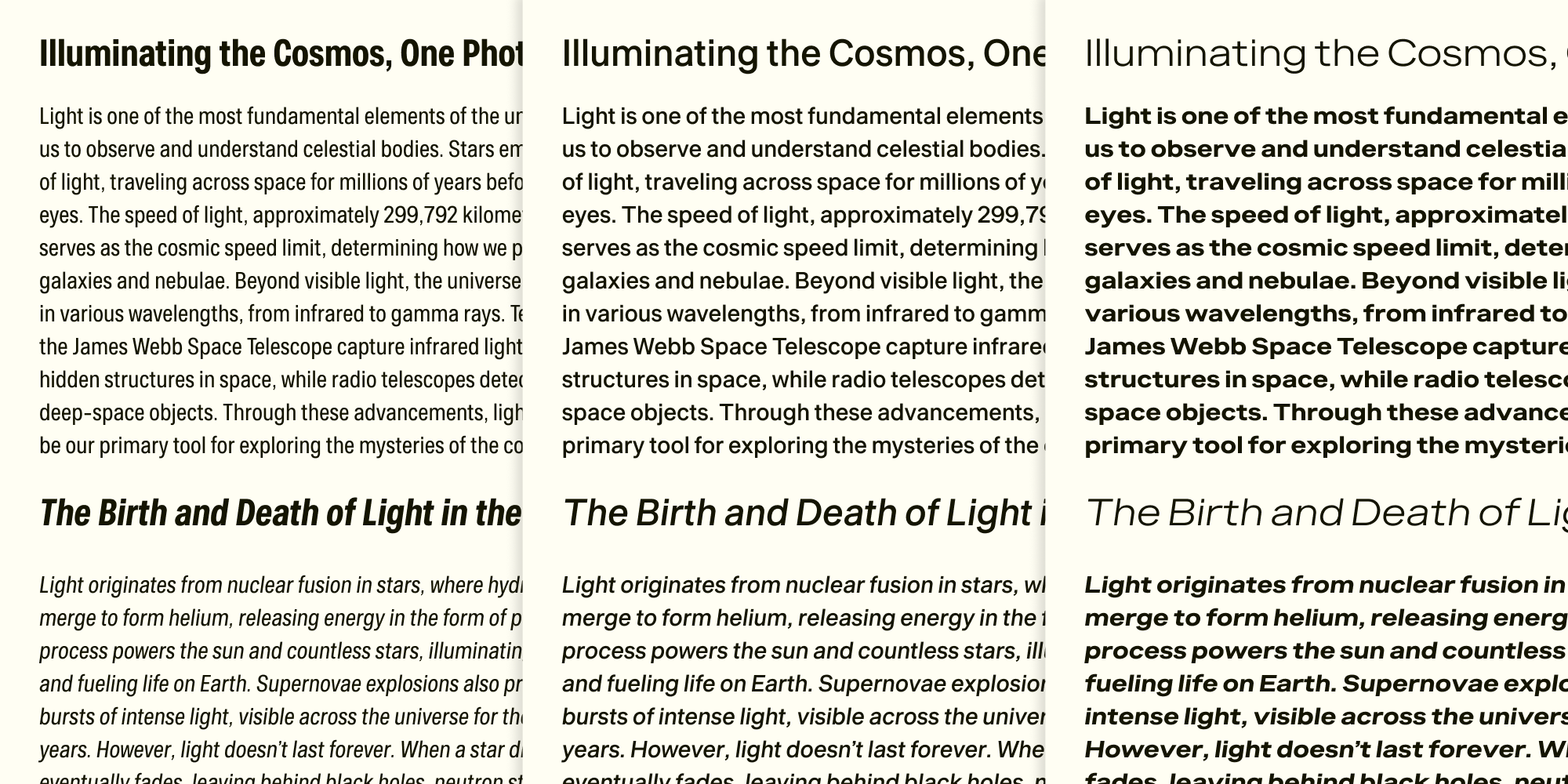 Sinar Grotesk Font Family & Specimen - Tokotype